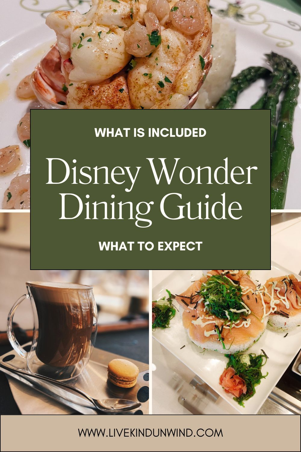 Disney Wonder Dining Guide: What is Included and What to Expect - Live ...